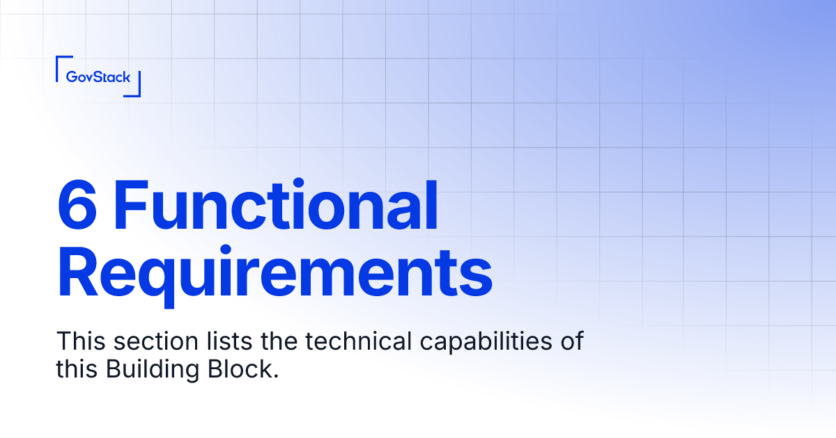 6 Functional Requirements | bb-wallet